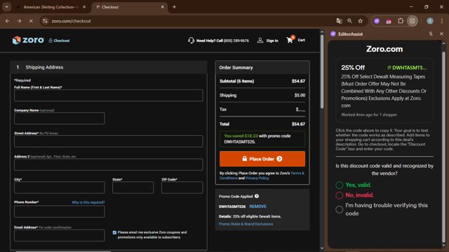 Zoro.com Discount Codes - 20% Off (4 Verified) Jun 2025