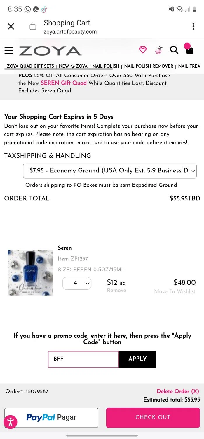 Zoya Promo Codes (4 Verified) - Sitewide Jan 2025