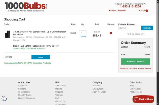 1000Bulbs.com Promo Codes - 25% Off (Verified) Sep 2025