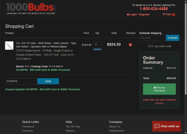 1000Bulbs.com Promo Codes - 20% Off (Verified) Oct 2025
