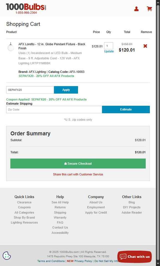 1000Bulbs.com Promo Codes - 25% Off (Verified) Sep 2025