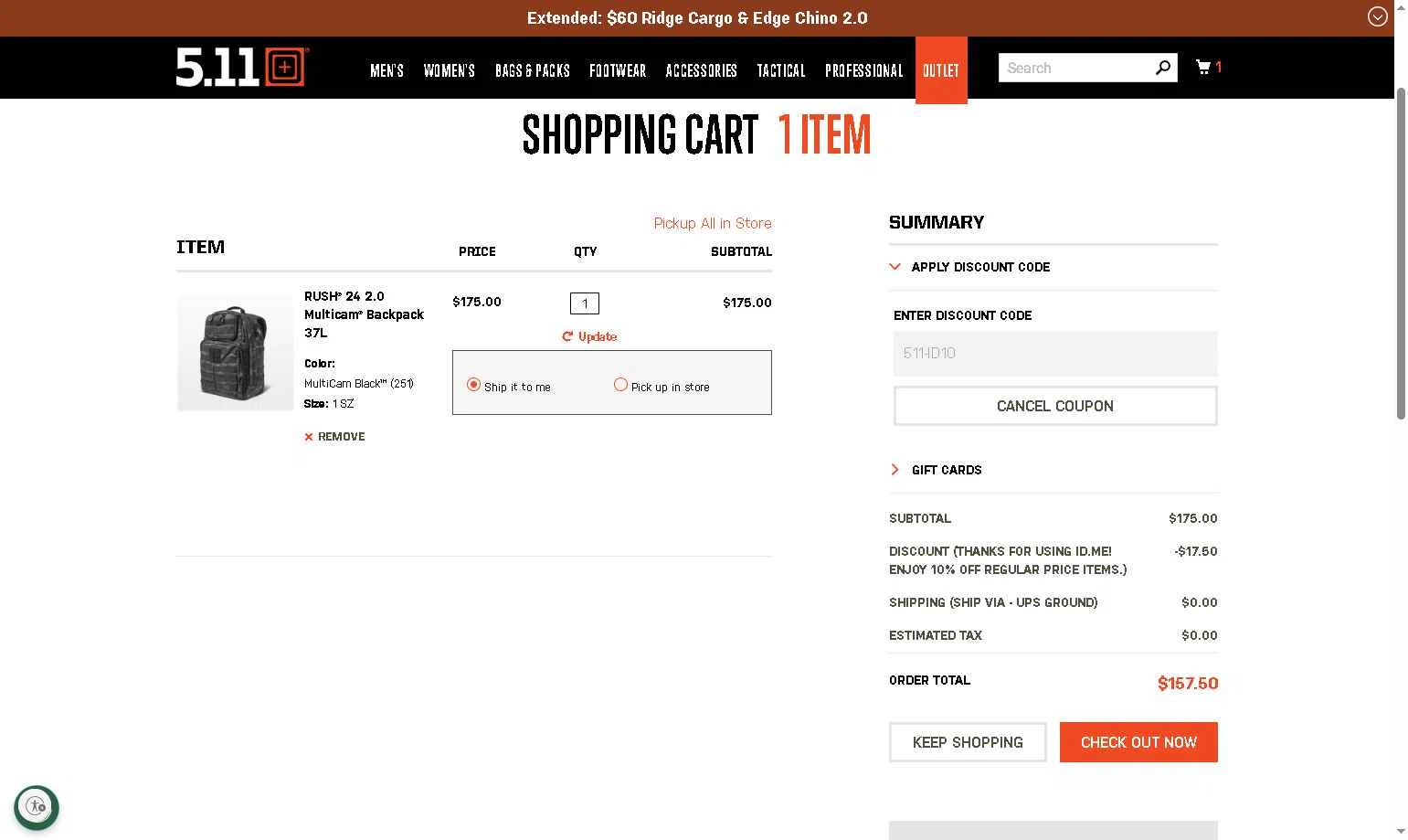 5.11 Tactical Promo Codes - 15% Off (7 Verified) Nov 2025