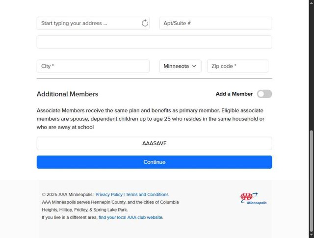 AAA Promo Codes (3 Verified) - 40% Off w/Code Jun 2025
