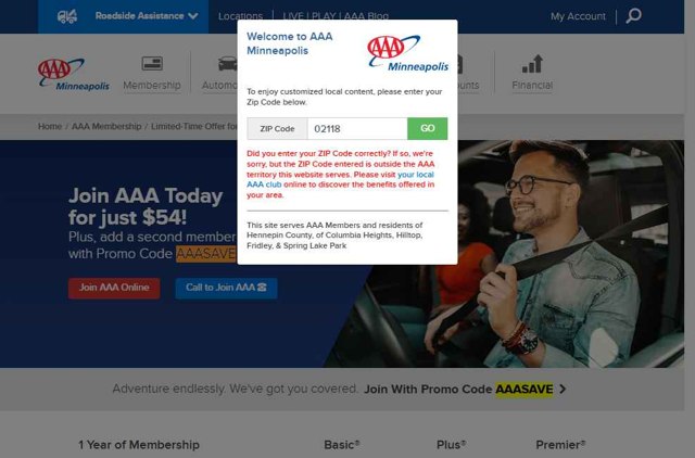 AAA Promo Codes (3 Verified) - $10 Off w/Code May 2025
