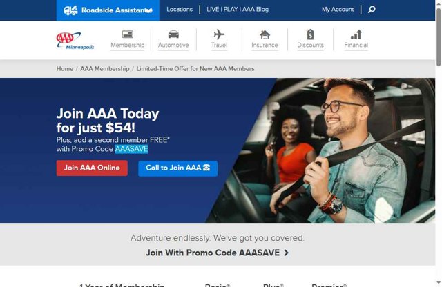 AAA Promo Codes (3 Verified) - 40% Off w/Code Jun 2025