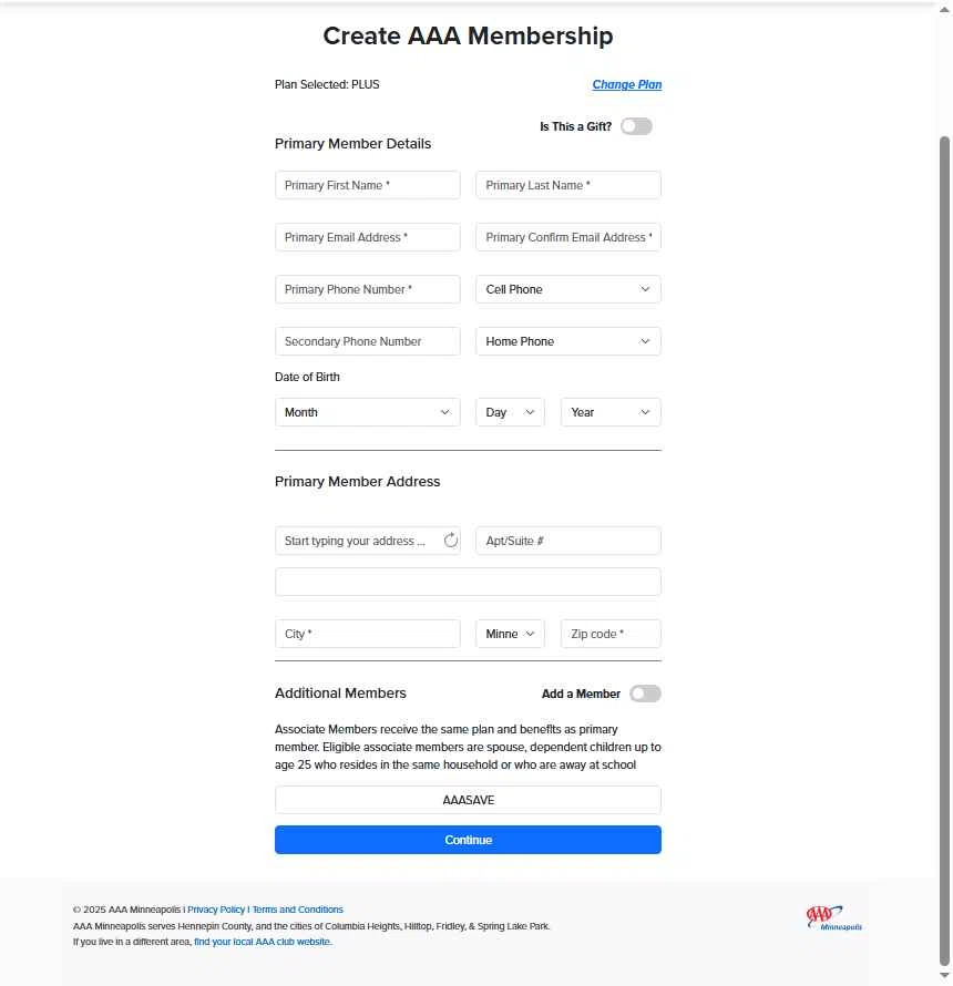 AAA Promo Codes (4 Verified) - $10 Off w/Code Oct 2025