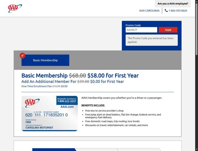 AAA Promo Codes (3 Verified) - $10 Off w/Code May 2025