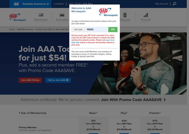 AAA Promo Codes (3 Verified) - $10 Off w/Code May 2025