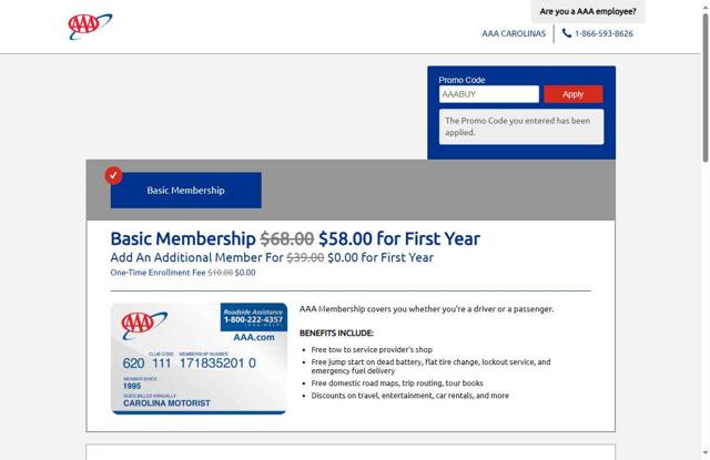 AAA Promo Codes (6 Verified) - $50 Off w/Code Oct 2025