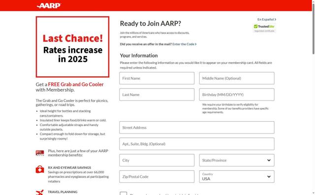 AARP Discount Codes - 25% Off (5 Verified) Oct 2025