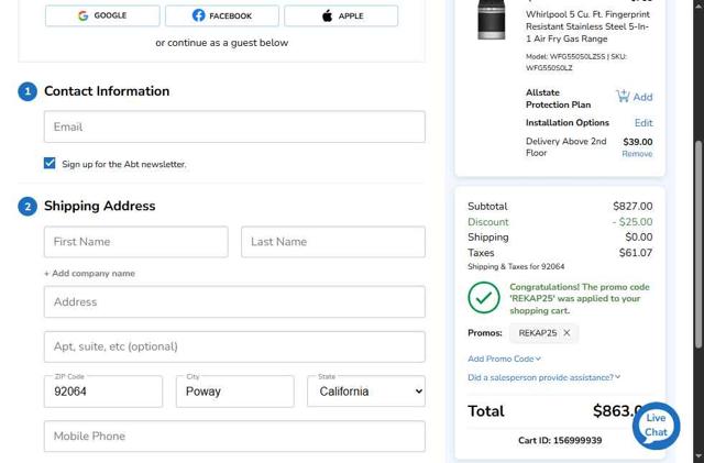 Abt Electronics Promo Codes - $25 Off Oct 2025