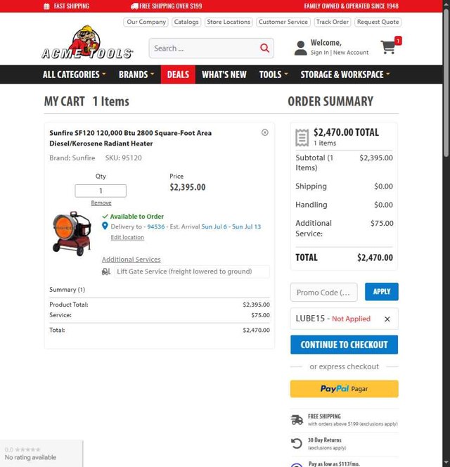 Acme Tools Promo Codes (9 Verified) - $10 Off Jul 2025