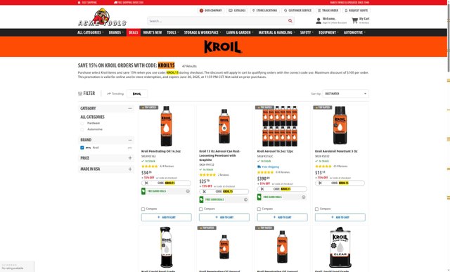 Acme Tools Promo Codes (9 Verified) - $10 Off Jul 2025