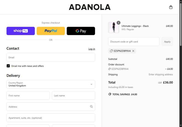 Adanola Promo Codes (3 Verified) - 10% Off Sitewide Jun 2025