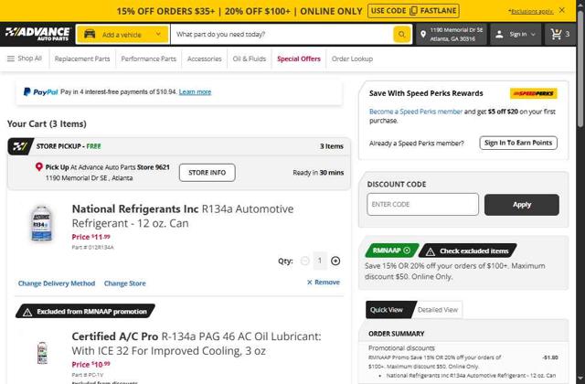 Advance Auto Parts Promo Codes - 20% Off Sep 2025