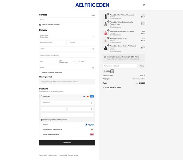 Aelfric Eden Discount Codes (29 Verified) - 25% Off Jan 2025