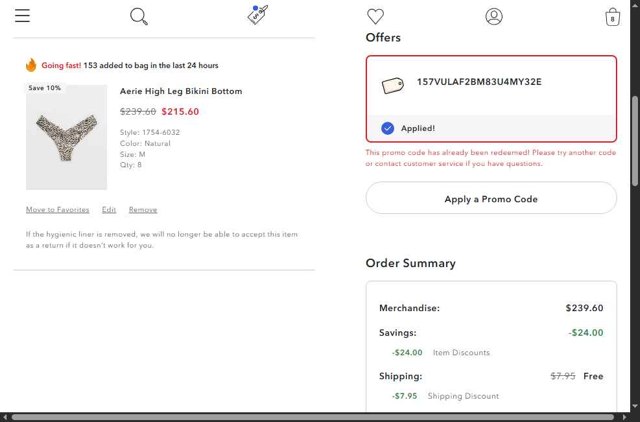 Aerie Promo Codes (3 Verified) - 30% Off Sitewide May 2025