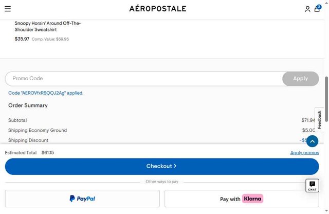 Aeropostale Promo Codes (6 Verified) - 20% Off Aug 2025