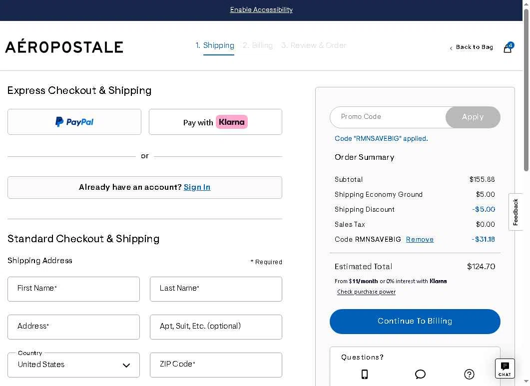 Aeropostale Promo Codes - 50% Off (6 Verified) Nov 2025