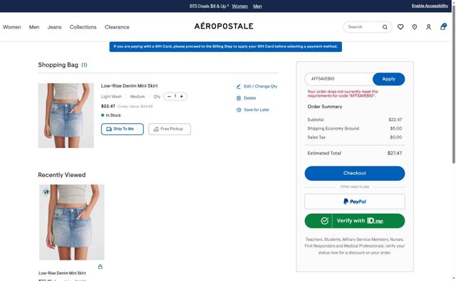 Aeropostale Promo Codes (3 Verified) - 15% Off Jul 2025