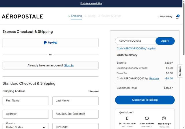 Aeropostale Promo Codes (4 Verified) - 20% Off Sep 2025