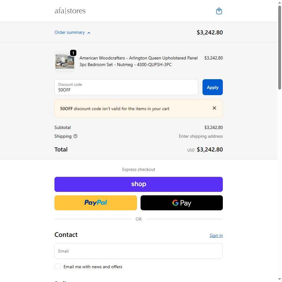 AFA Stores Promo Codes (8 Verified) - 25% Off Oct 2025