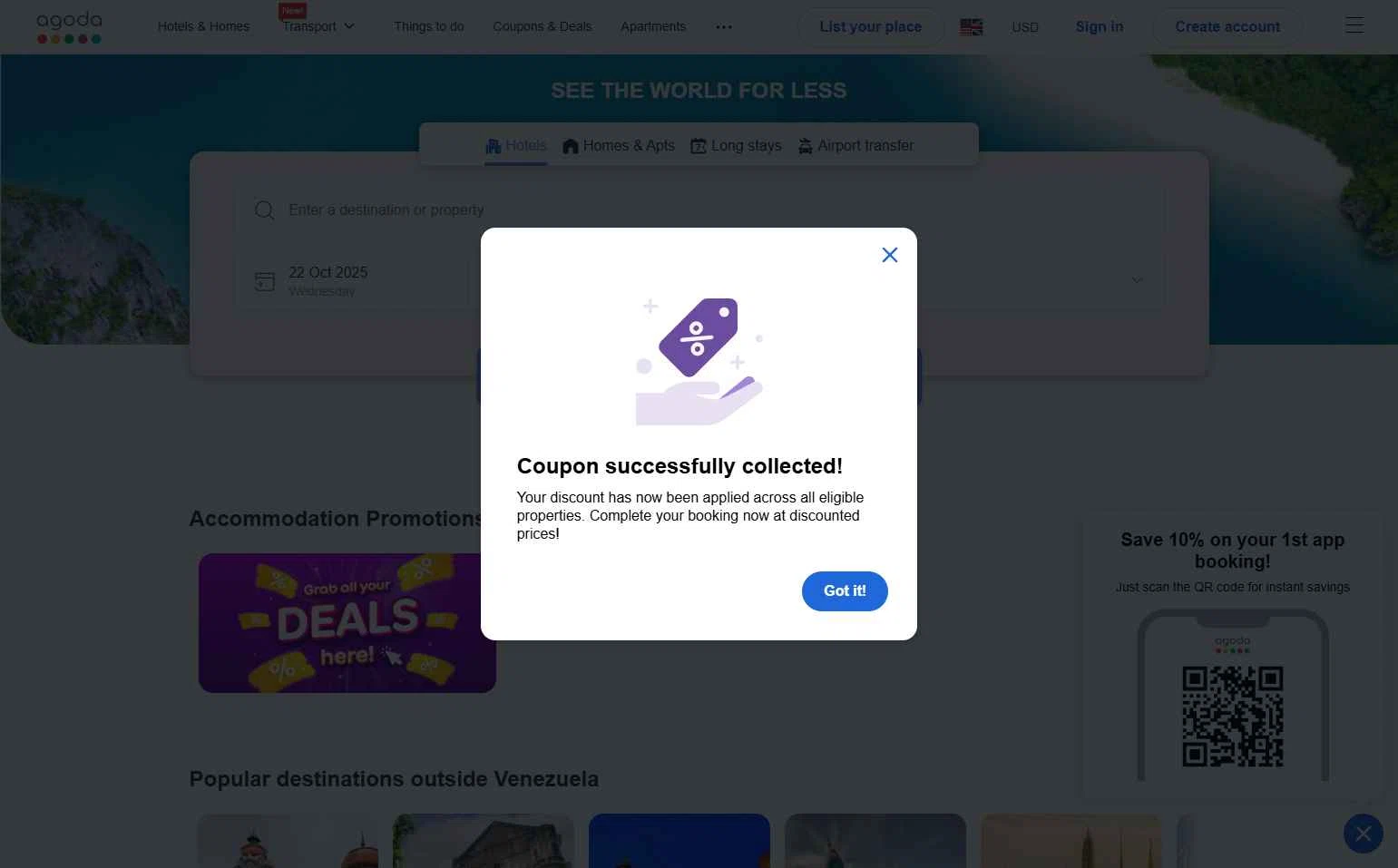 Agoda Promo Codes - 5% Off (7 Verified) Nov 2025