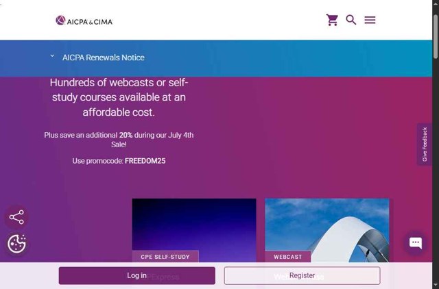 AICPA & CIMA Promo Codes - $125 Off (Verified) Aug 2025