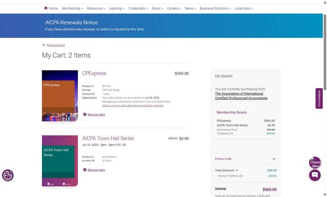 AICPA & CIMA Promo Codes - 15% Off (Verified) Aug 2025