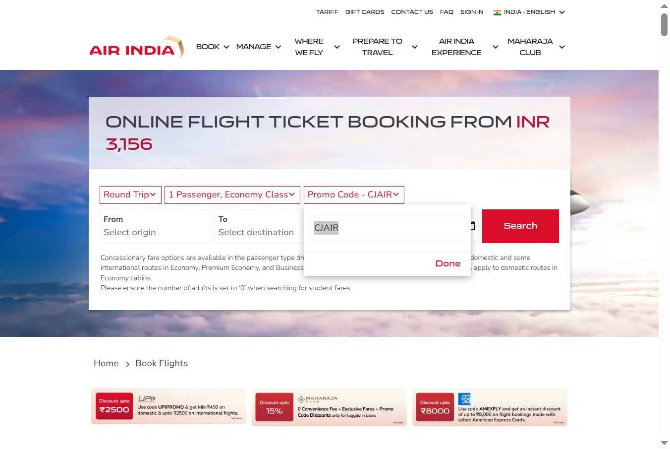 Air India Promo Codes - $2,500 Off (Verified) Oct 2025