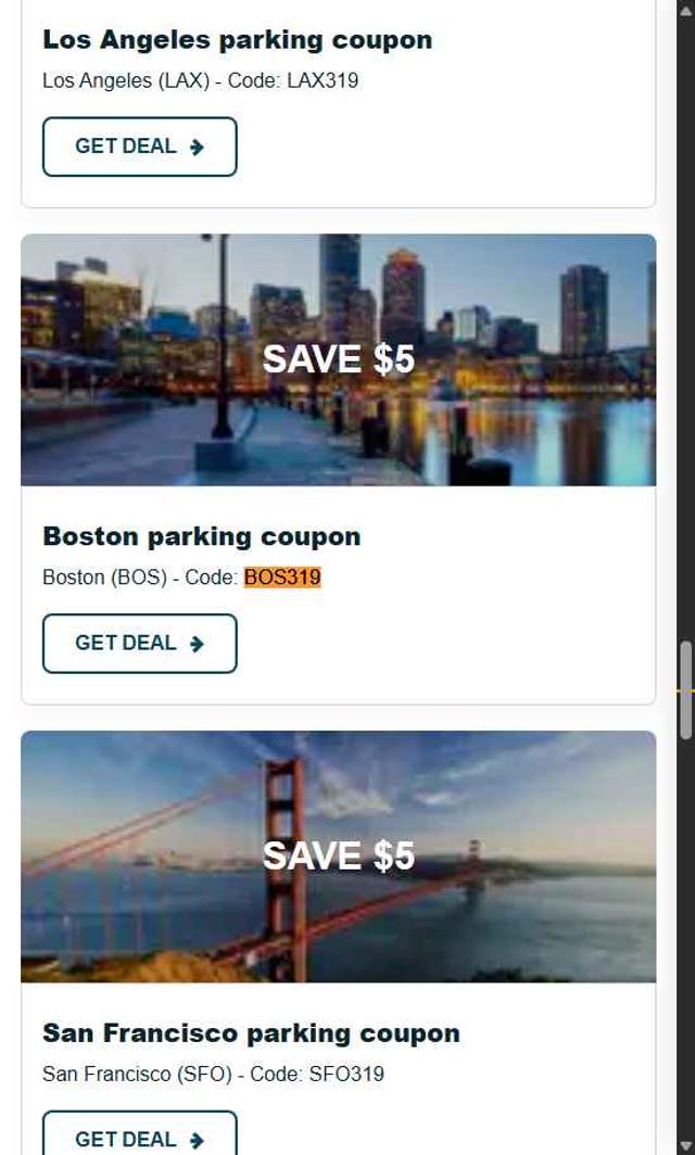 Airport Parking Reservations Coupons - $5 Off Oct 2025