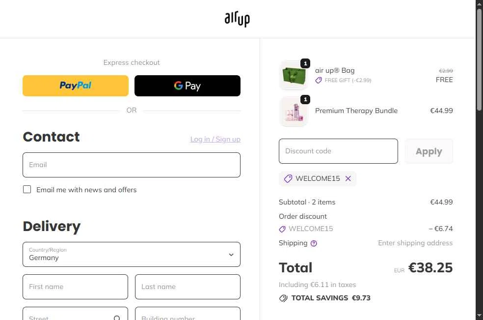 Air Up Promo Codes - 15% Off (1 Verified) Dec 2025