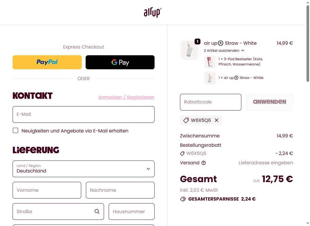 Air Up Promo Codes - 10% Off (1 Verified) Jan 2026