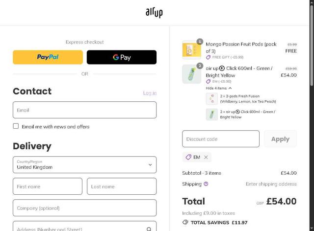 Air Up Promo Codes (4 Verified) - 10% Off Sitewide Oct 2025