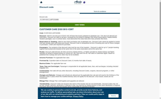 Alaska Airlines Promo Codes - $150 Off May 2025