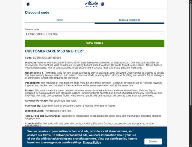 Alaska Airlines Promo Codes - $150 Off Sep 2025