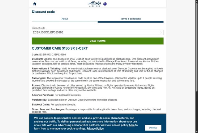 Alaska Airlines Promo Code (3 Verified) - $150 Off May 2025