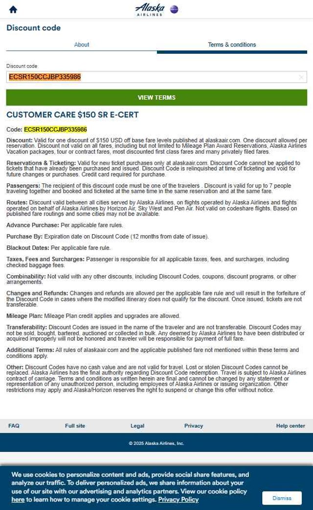 Alaska Airlines Promo Codes - $150 Off Aug 2025