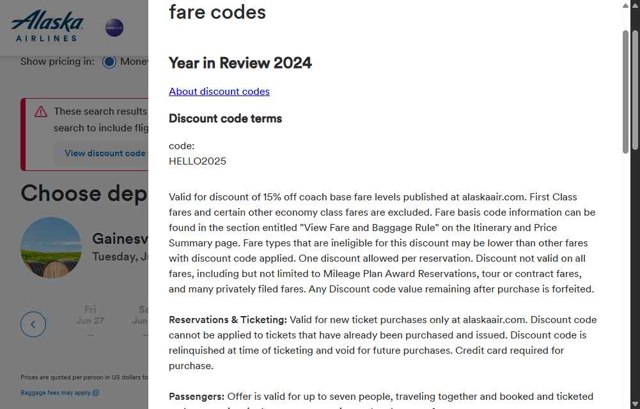 Alaska Airlines Promo Codes - $150 Off Jul 2025