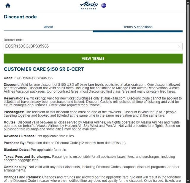 Alaska Airlines Promo Codes - $150 Off Jun 2025