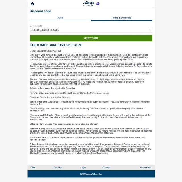 Alaska Airlines Promo Code (5 Verified) - $150 Off May 2025