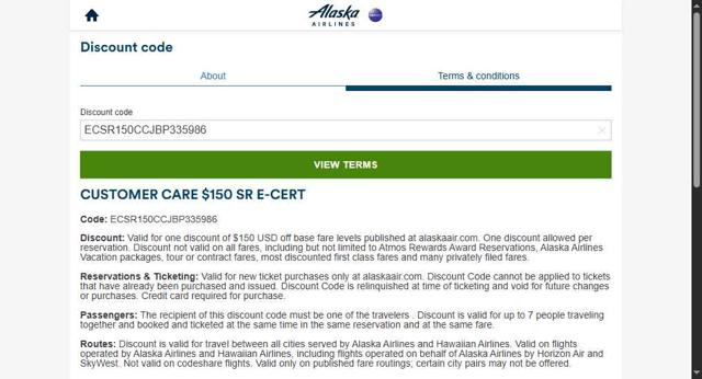 Alaska Airlines Promo Codes - $150 Off Sep 2025