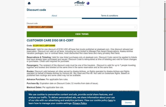 Alaska Airlines Promo Codes - $150 Off May 2025