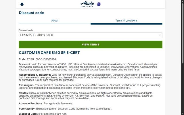 Alaska Airlines Promo Code (5 Verified) - $150 Off May 2025