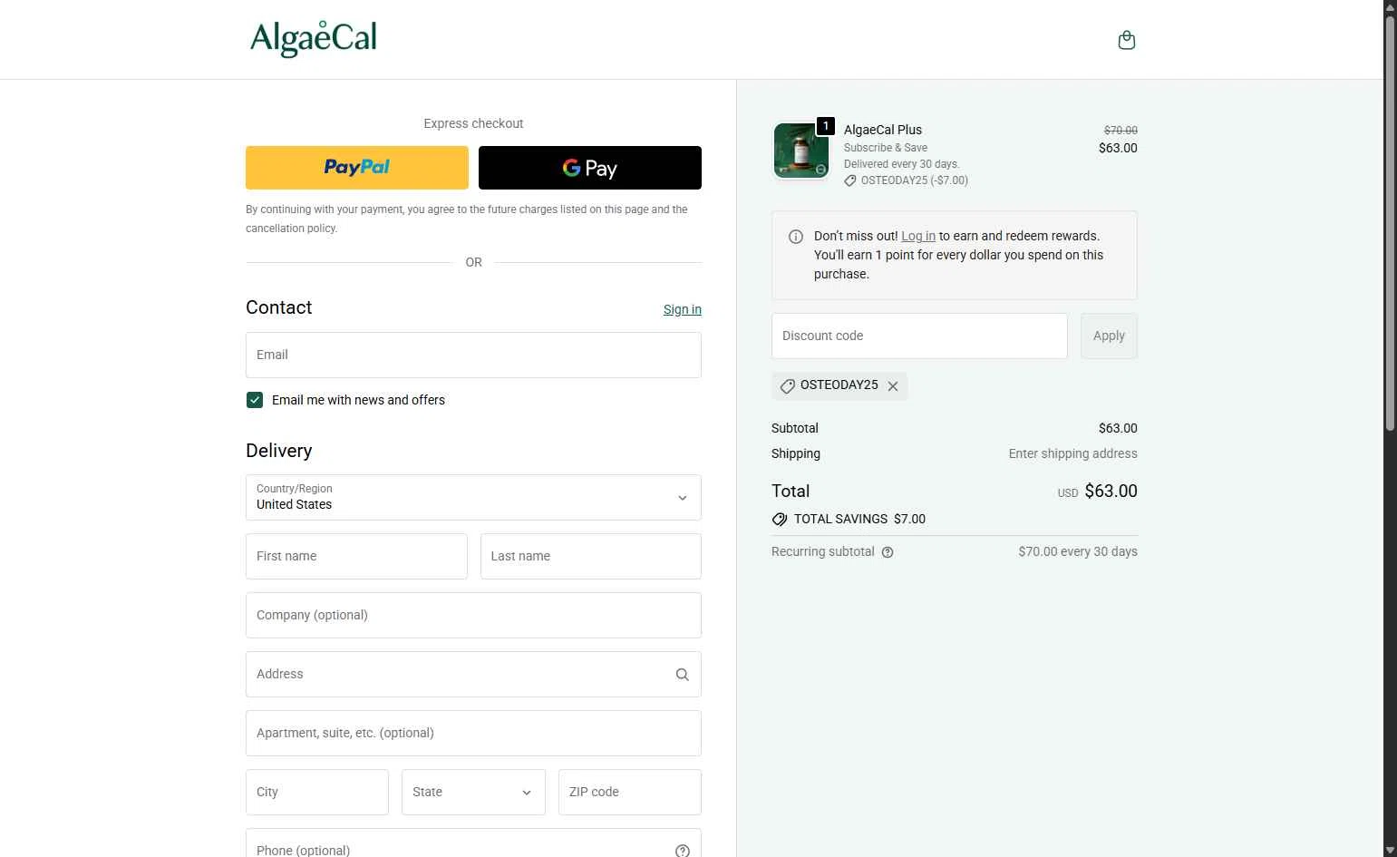 AlgaeCal Promo Codes - 10% Off (4 Verified) Dec 2025