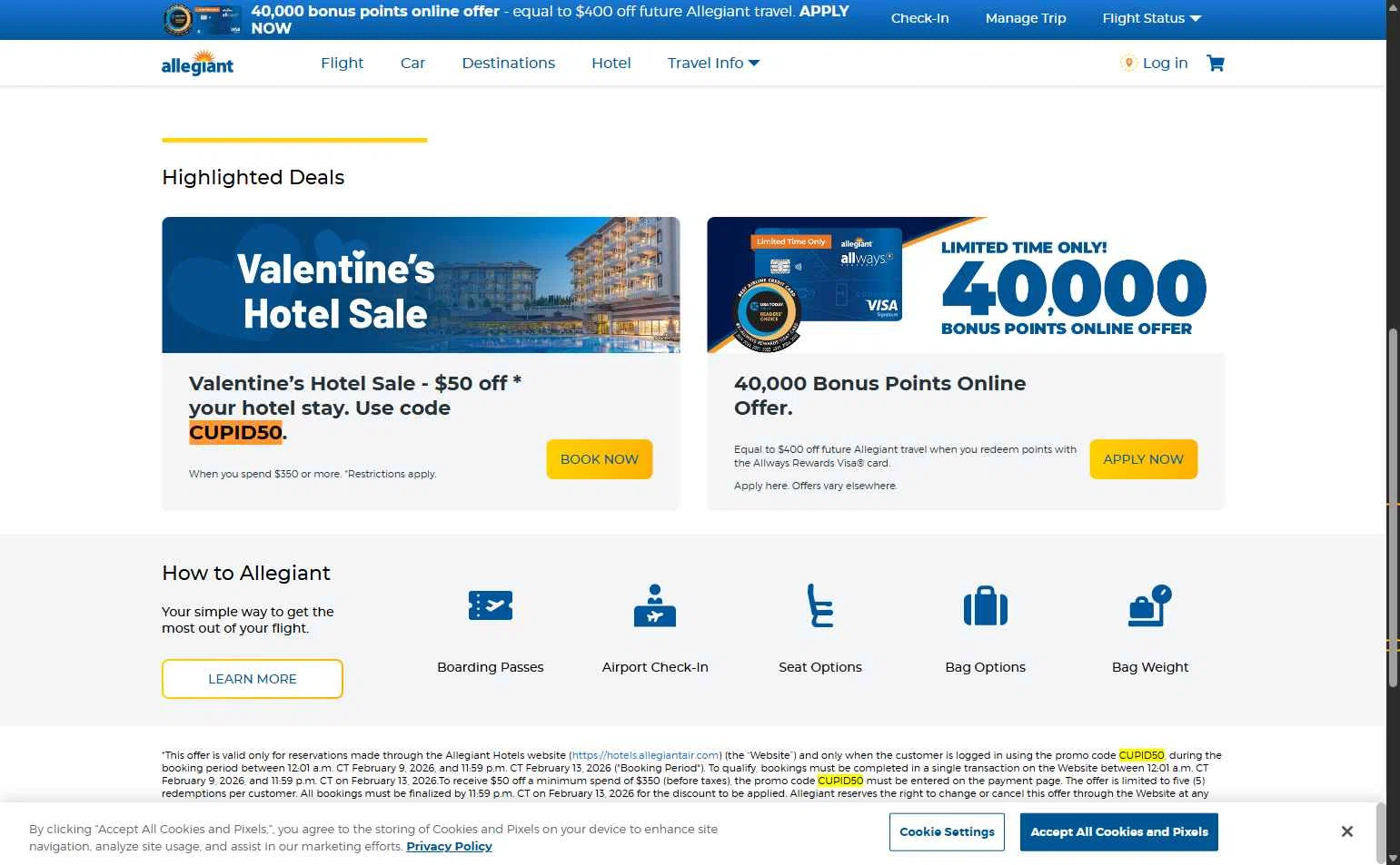 Allegiant Air Promo Codes - $20 Off (1 Verified) Mar 2026