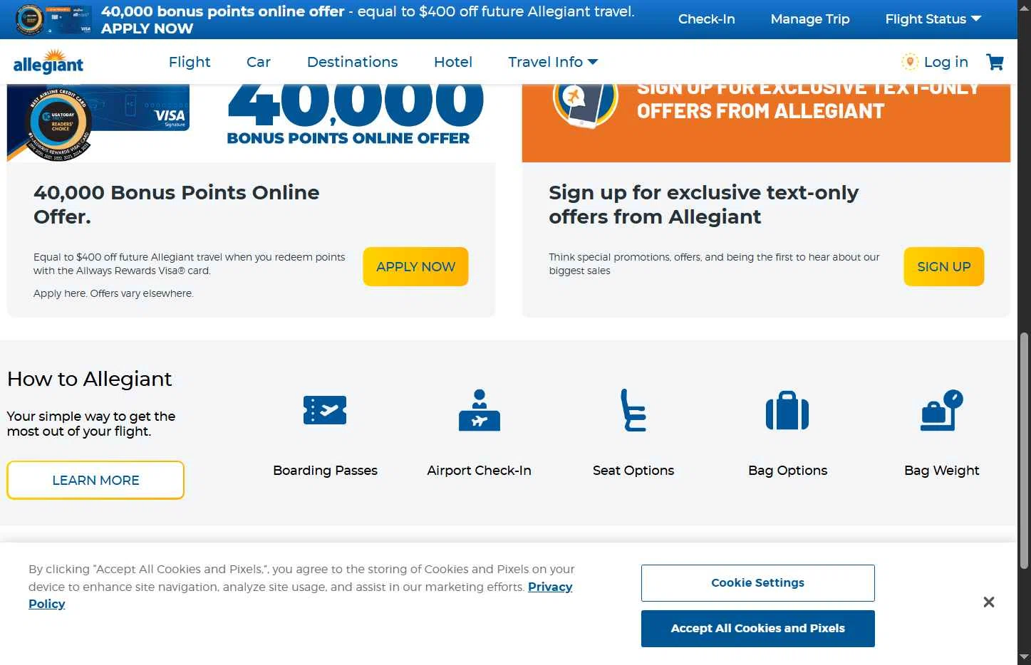 Allegiant Air Promo Codes - $20 Off (1 Verified) Mar 2026