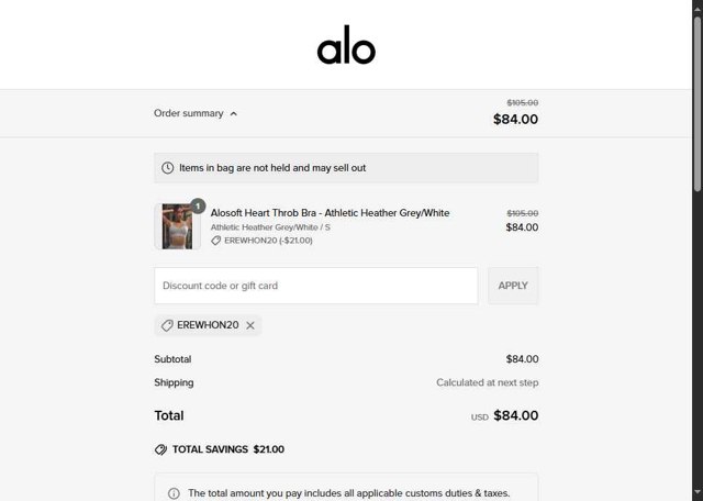 Alo Yoga Promo Codes (9 Verified) - 25% Off w/Code Jun 2025