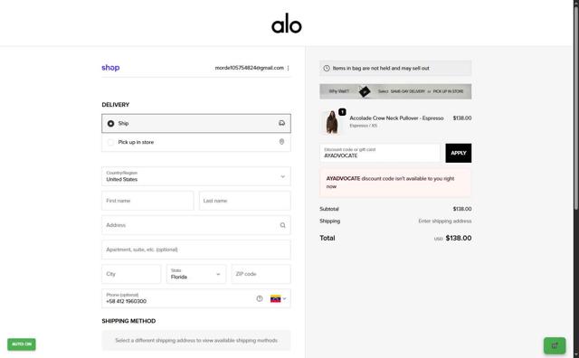 Alo Yoga Promo Codes (5 Verified) - 25% Off w/Code Oct 2025