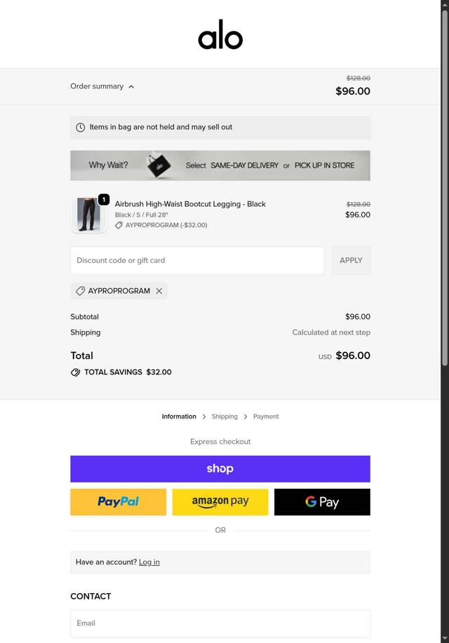 Alo Yoga Promo Codes (5 Verified) - 25% Off w/Code Oct 2025